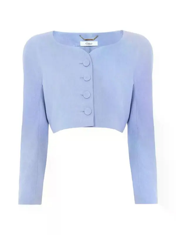 Chloé Button-up Cropped Jacket