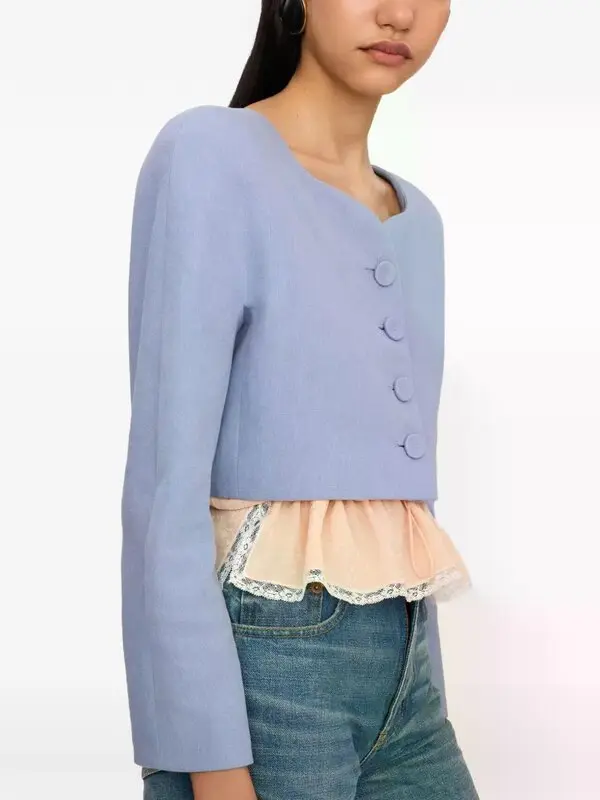 Chloé Button-up Cropped Jacket