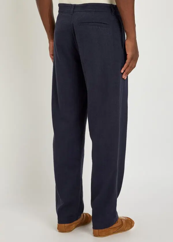 Paige Tiano Woven Trousers - Navy