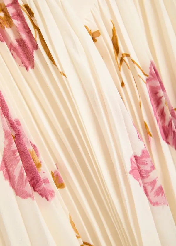 REFORMATION Aiko Floral-print Chiffon Midi Dress