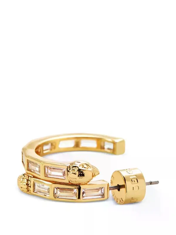 Kurt Geiger Eagle Head Crystal Embellished Earrings