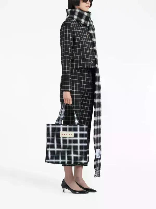 Marni Checked Wool Trousers