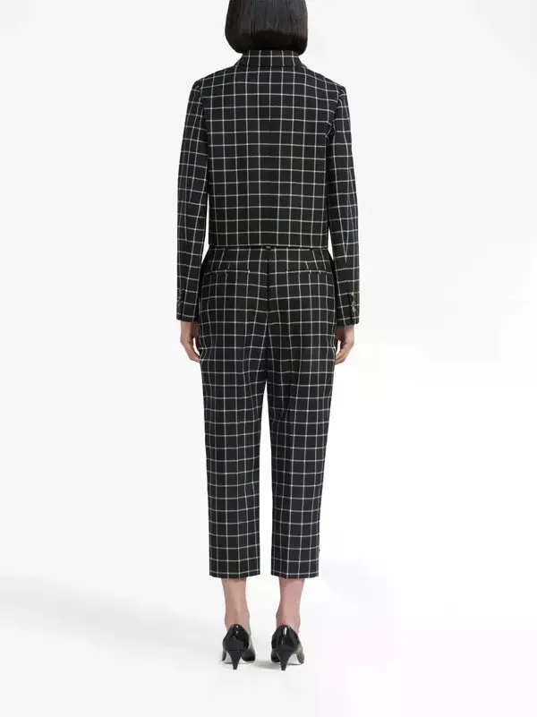 Marni Checked Wool Trousers