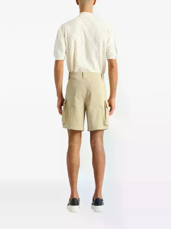 Balmain Cotton Cargo Bermuda Shorts