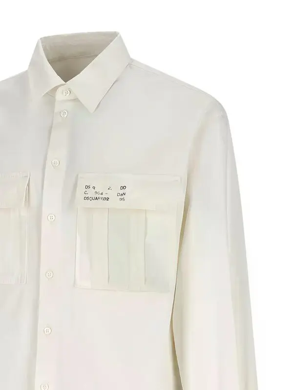Dsquared2 Ripstop Drawstring-hem Shirt