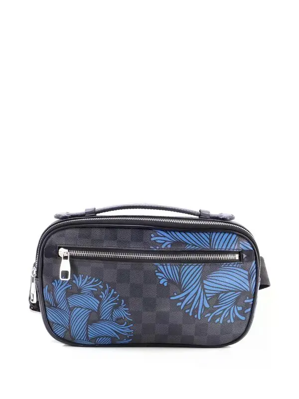 LOUIS VUITTON Nemeth Damier Graphite Ambler Waist Bag - Black