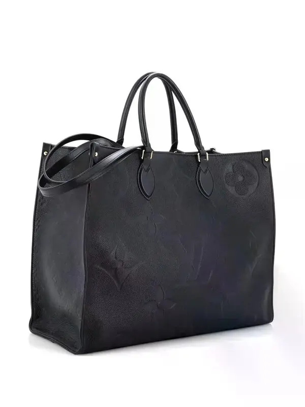 LOUIS VUITTON Onthego Monogram Empreinte Giant Gm Tote Bag - Black
