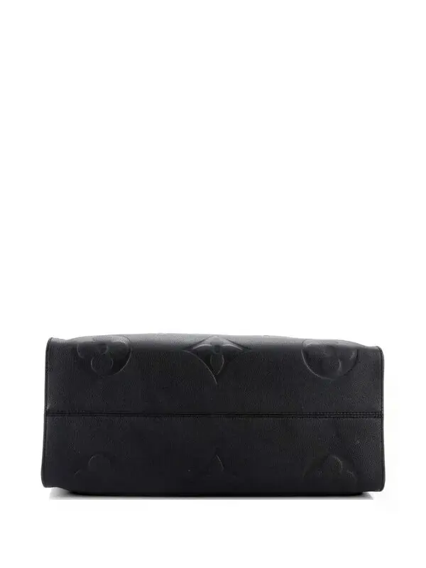 LOUIS VUITTON Onthego Monogram Empreinte Giant Gm Tote Bag - Black