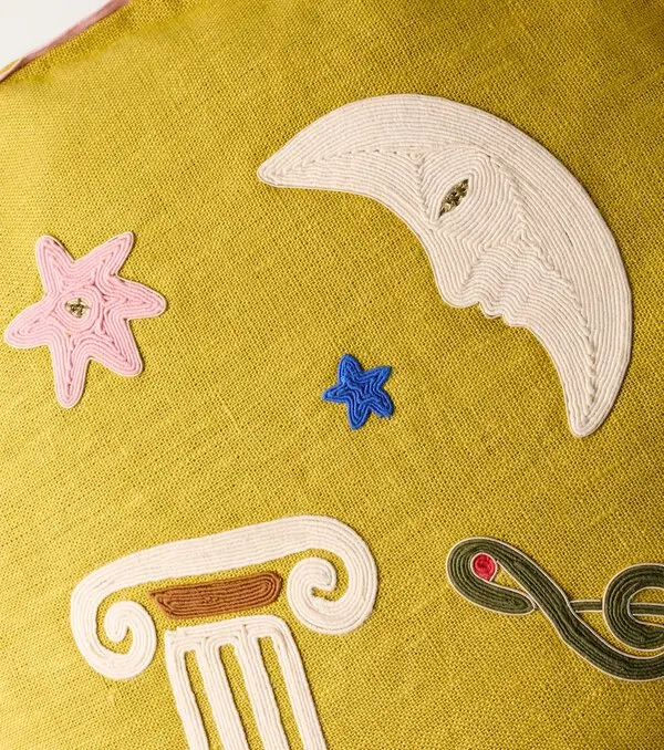 Jonathan Adler Playa Celestial Linen Cushion