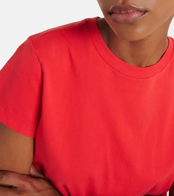 AGOLDE Adine Cropped Cotton Jersey T-shirt