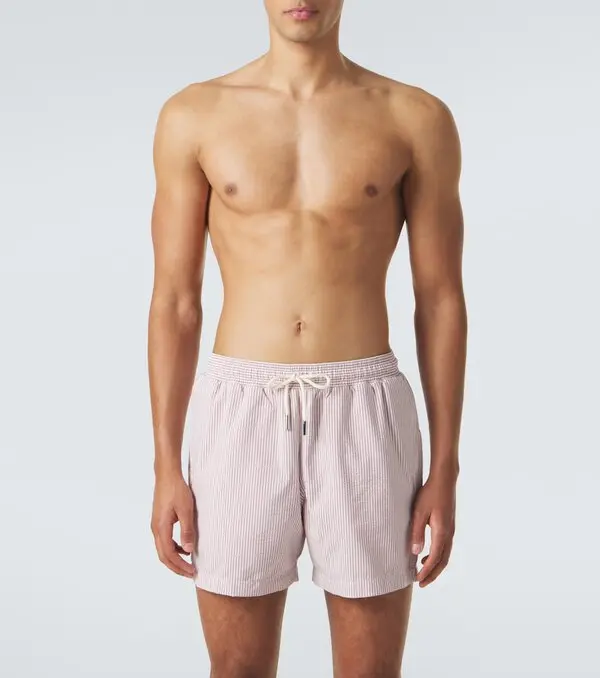 Orlebar Brown Boxer Striped Swim Trunks