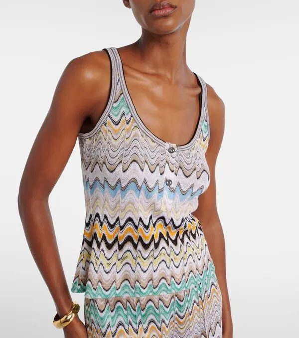 Missoni Intarsia Knit Tank Top