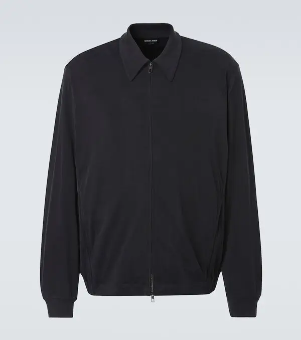 Giorgio Armani Zip-up Blouson Jacket