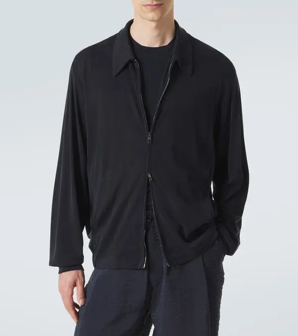Giorgio Armani Zip-up Blouson Jacket