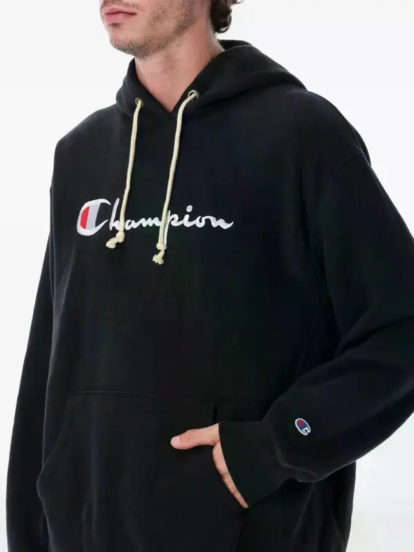 Champion Logo-embroidered Drawstring Hoodie
