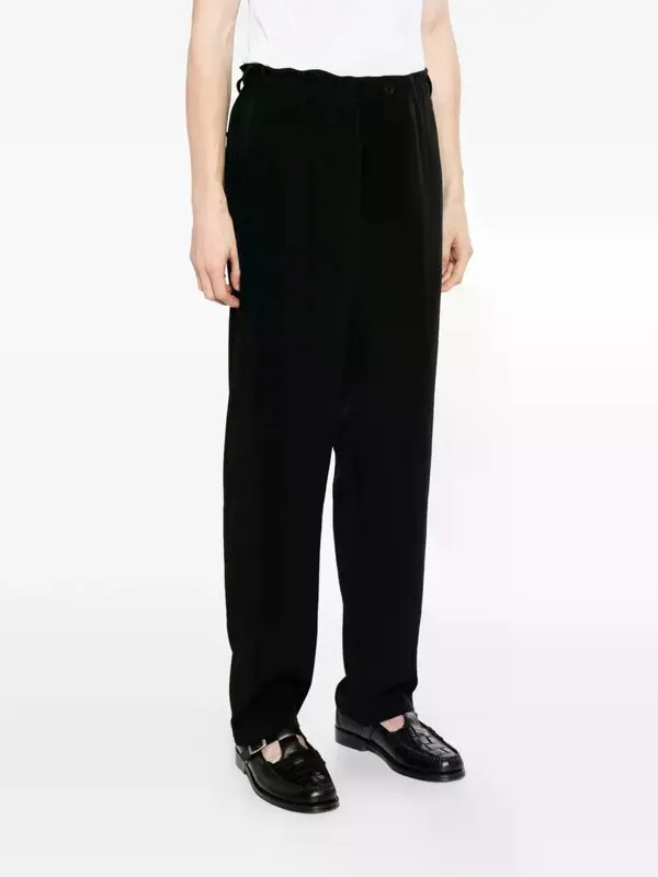 Yohji Yamamoto Drawstring Wide-leg Trousers