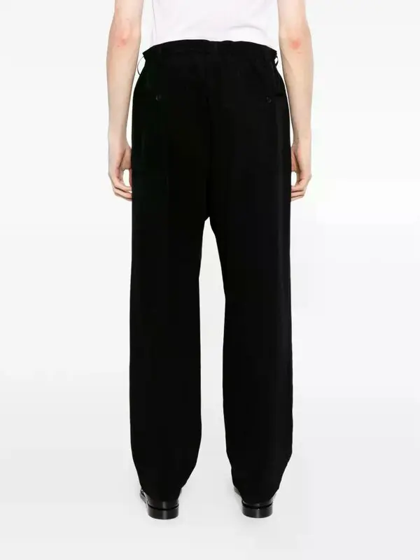 Yohji Yamamoto Drawstring Wide-leg Trousers