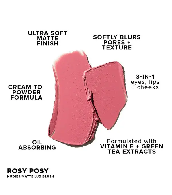 NUDESTIX Nudies Matte Luxe Blush - Red