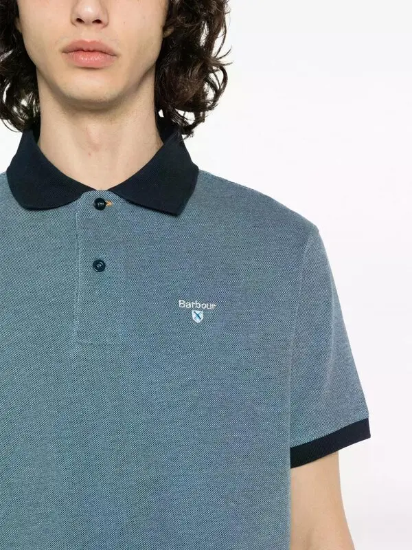 Barbour Logo-embroidered Polo Shirt