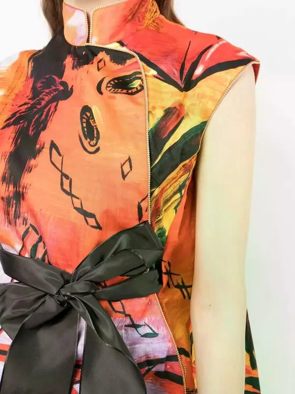 Shiatzy Chen Circus Collection Band-collar Top