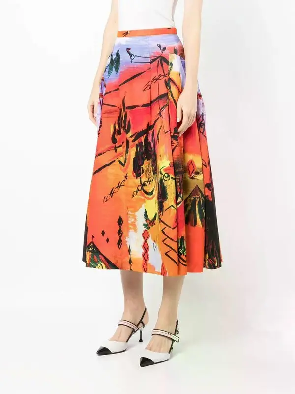 Shiatzy Chen Circus Collection A-line Skirt - Multicolour