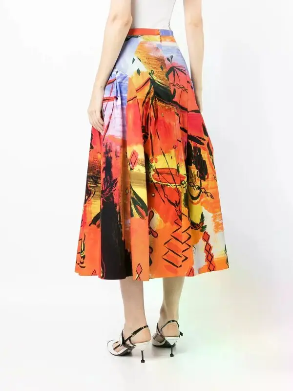 Shiatzy Chen Circus Collection A-line Skirt - Multicolour