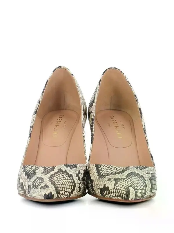 TASSINARI Jarina Snake-effect Pointed-toe Pumps