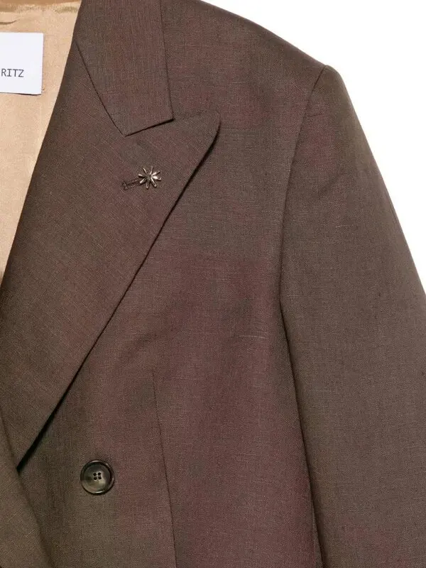 MANUEL RITZ Double-breasted Peak-lapels Jacket