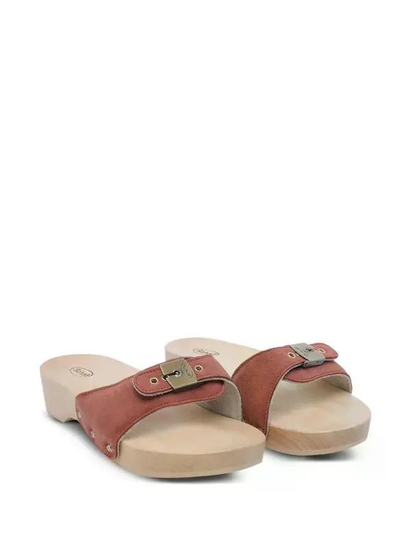 DR. SCHOLL'S SHOES Pescura Suede Sandals With Buckle Detail