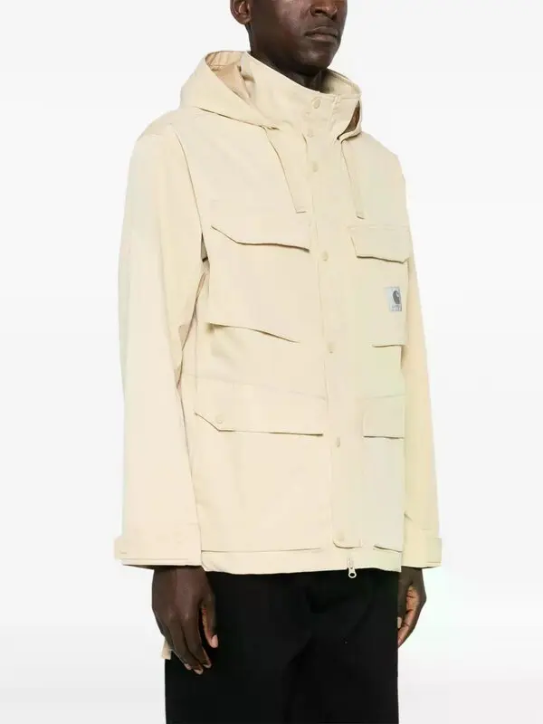 Carhartt Work In Progress Logo Patch Hooded Jacket