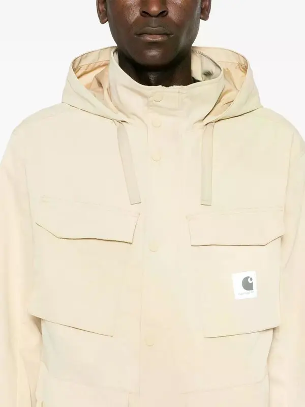 Carhartt Work In Progress Logo Patch Hooded Jacket