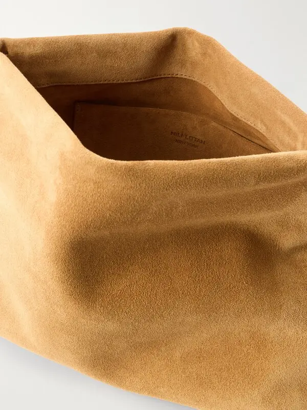 NILI LOTAN Jerry' Suede Clutch - Brown
