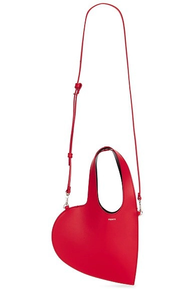 Coperni Mini Heart Top Handle Bag - Red