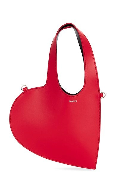Coperni Mini Heart Top Handle Bag - Red