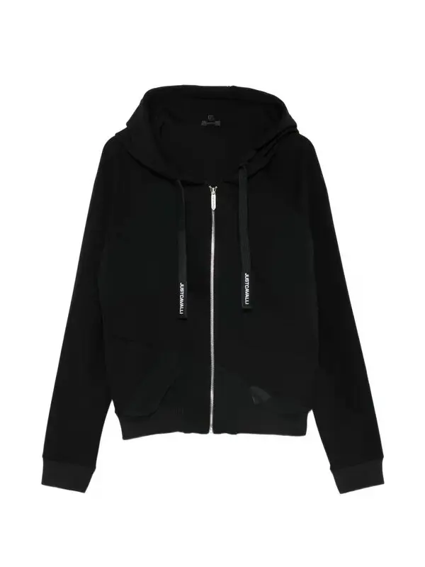 Just Cavalli Zip Hoodie With Drawstring Hood