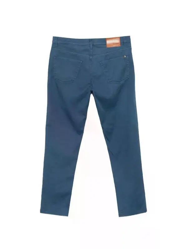 Canali Logo Patch Trousers