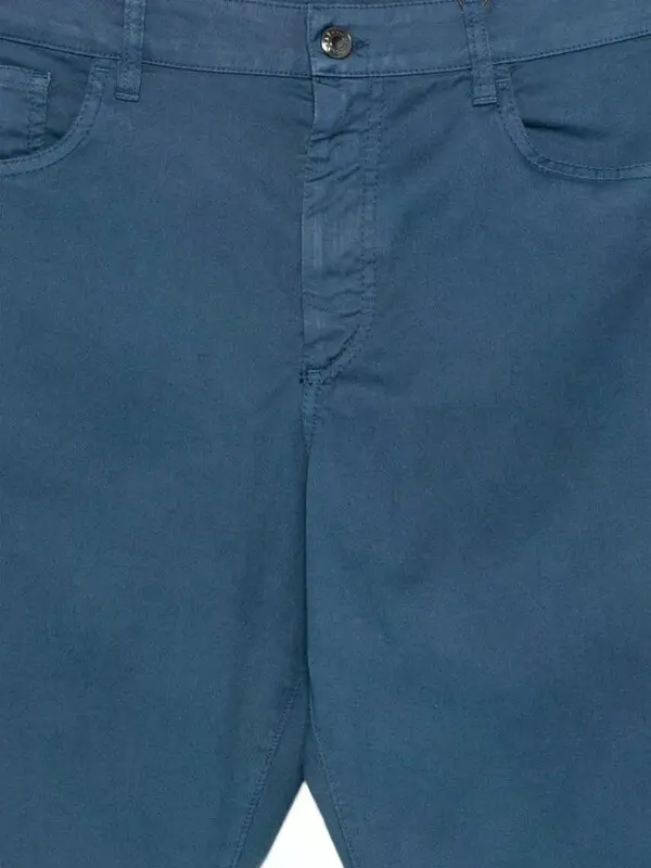 Canali Logo Patch Trousers