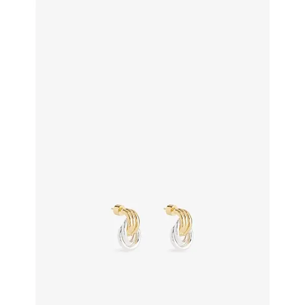 HEAVEN MAYHEM Baby Knot Gold-plated Metal Earrings - Mixed