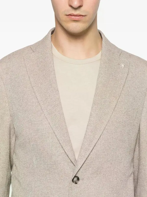 MANUEL RITZ Micro-texture Blazer