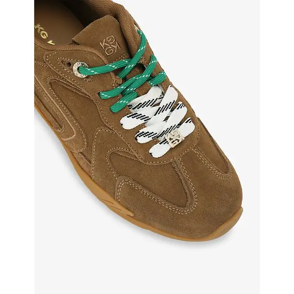 Kurt Geiger Suede Trainers - Camel