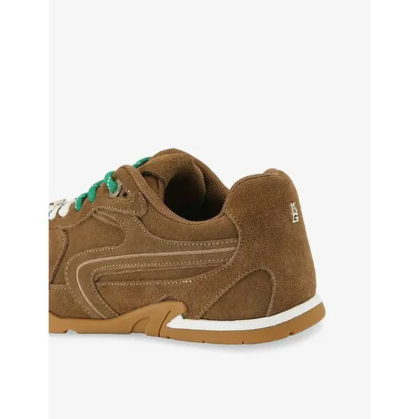 Kurt Geiger Suede Trainers - Camel