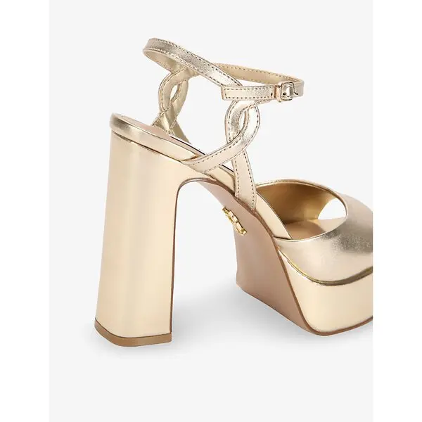 Steve Madden Miliana Heeled Leather Sandals