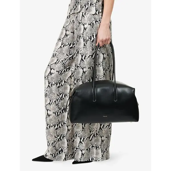 DEMELLIER Leather Shoulder Bag - Black