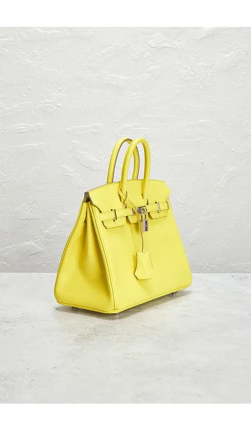 FWRD RENEW Hermes Epsom Birkin 25 Handbag - Yellow