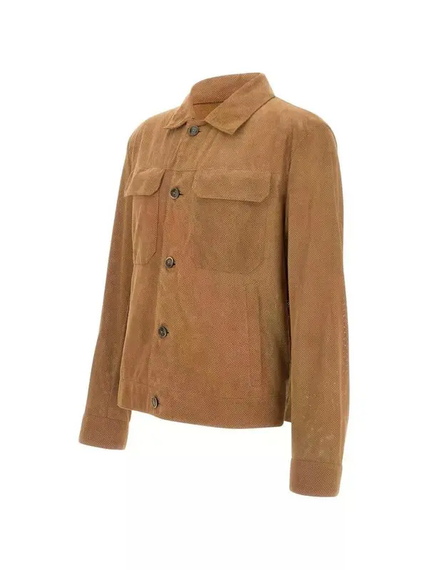 BOSS Suede Perforated Jacket