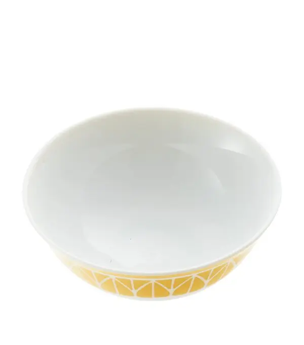 Christofle Porcelain Malmaison Riviera Rice Bowl - Yellow