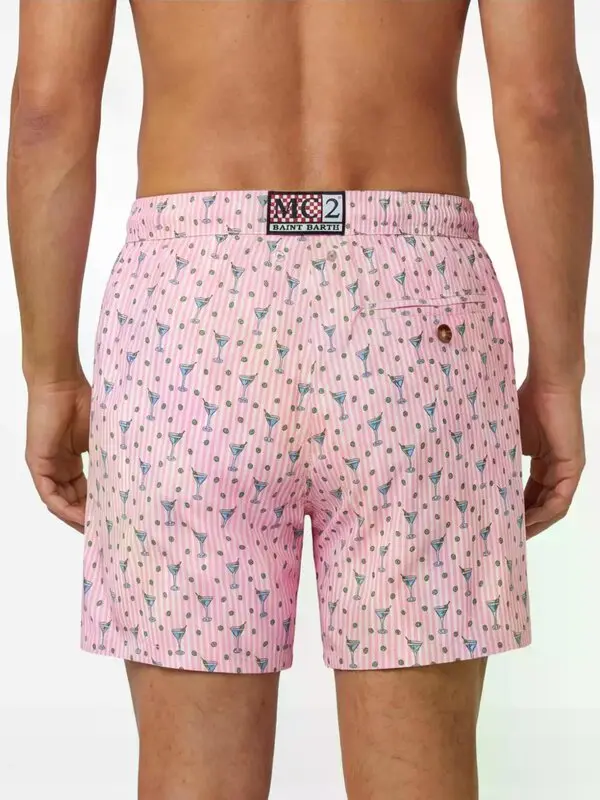 MC2 SAINT BARTH Striped Swim Shorts