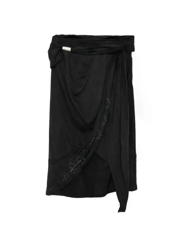 HYEIN SEO Draped Midi Skirt
