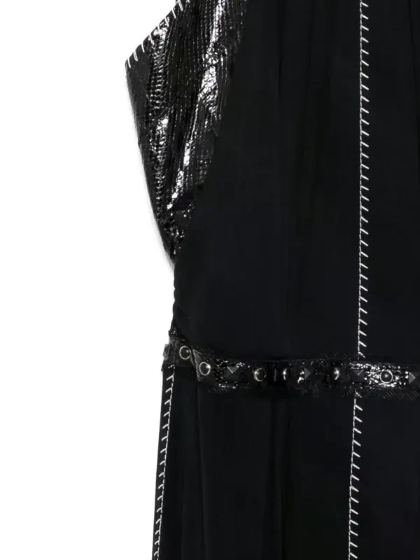 Bottega Veneta Sleeveless Halterneck Midi Dress