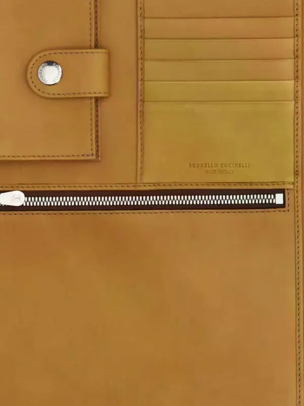Brunello Cucinelli Leather Cardholder